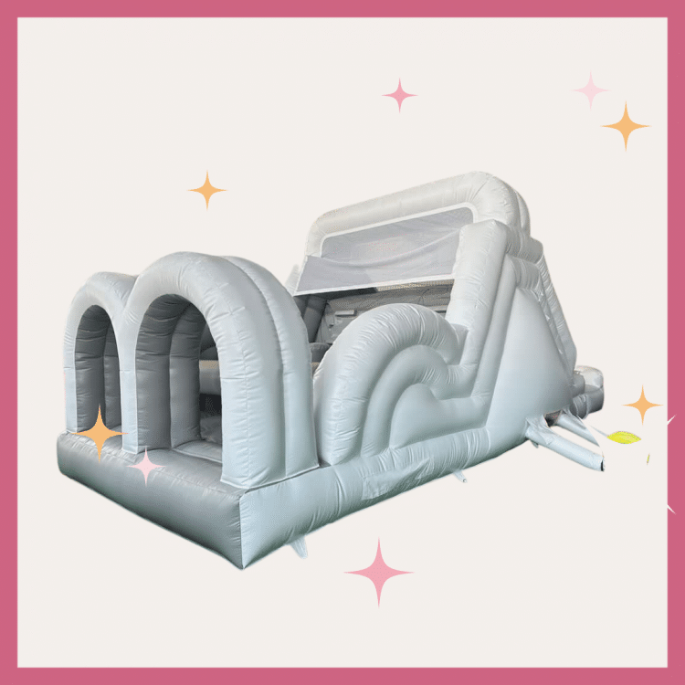 White Bounce House Rental | Kids & Adults | The Bounce Theory